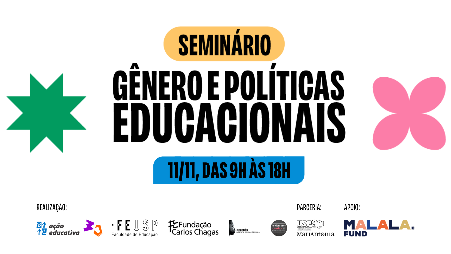 Seminário Gênero e Políticas Educacionais: assista na íntegra